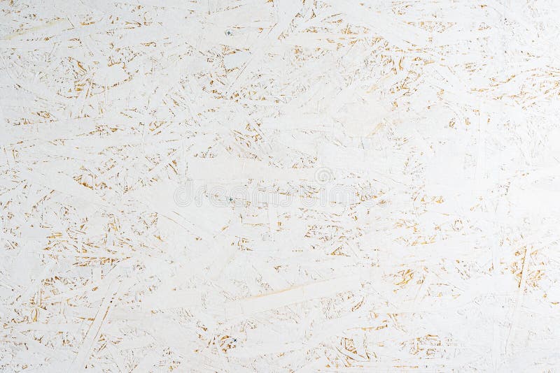 Oriented Strand Board OSB Painted White. Background of Rough Surface ...