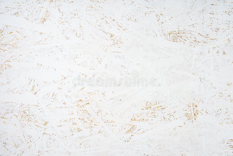 Oriented Strand Board OSB Painted White. Background of Rough Surface ...