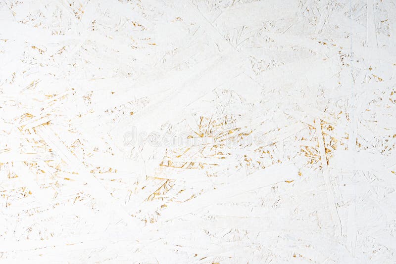 Oriented Strand Board OSB Painted White. Background of Rough Surface ...