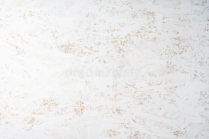 Oriented Strand Board OSB Painted White. Background of Rough Surface ...