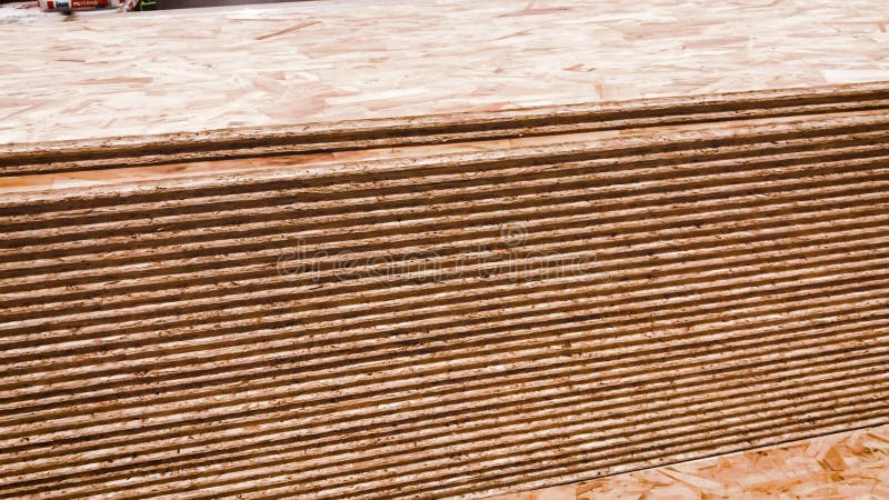 Oriented Strand Board Osb Sheets Pack Stack Construction Wood Lumber ...
