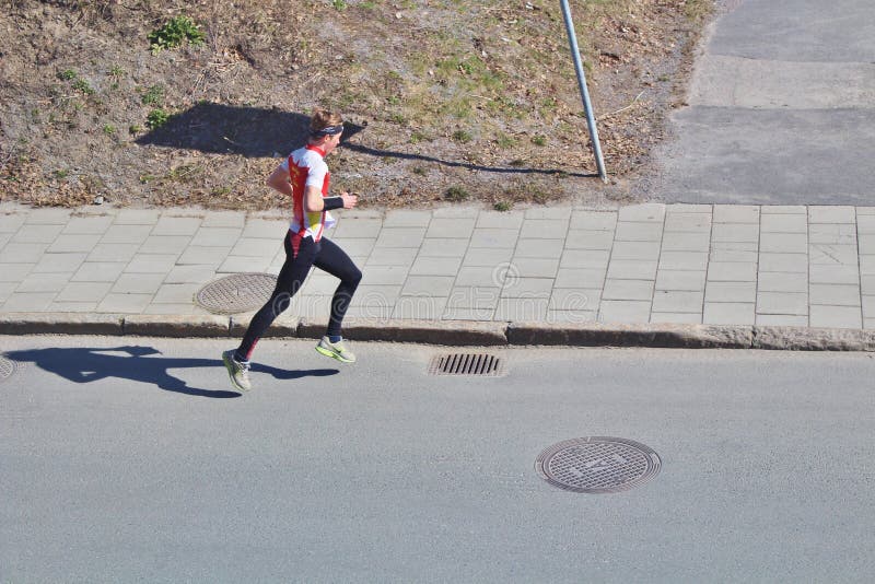 Orienteering Competition in Urban Environment Editorial Stock Image ...