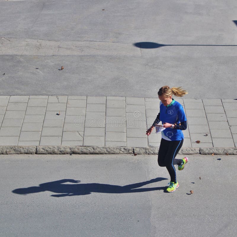 Orienteering Competition in Urban Environment Editorial Stock Image ...