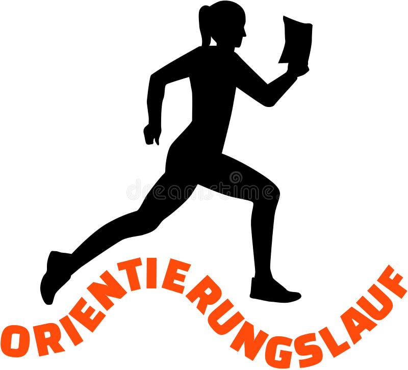 Orienteering-Piktogramm vektor abbildung. Illustration von richtung ...