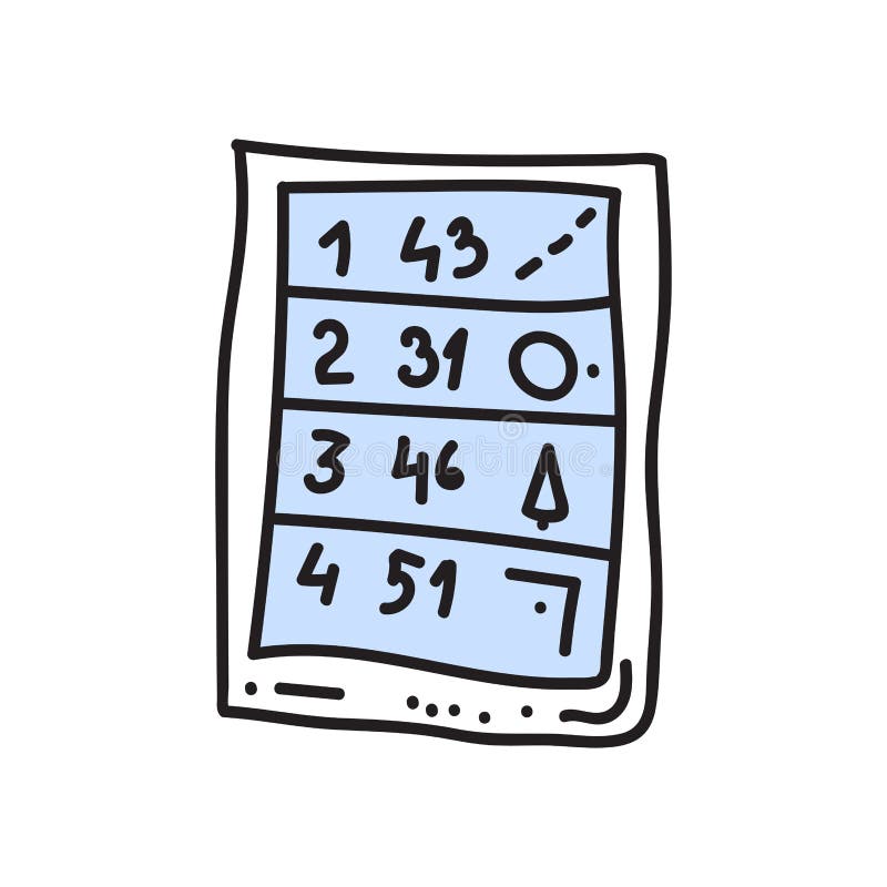 Orienteering Sport Equipment. Vector Illustration Stock Vector ...