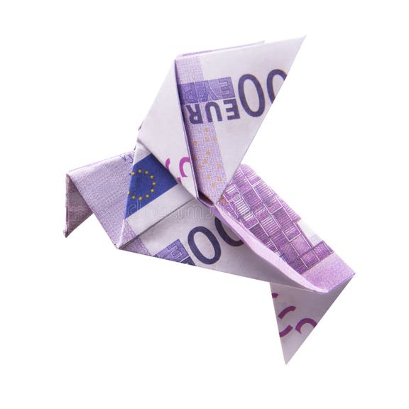 Euro Origami Bird Banknotes Stock Photos - Free & Royalty-Free Stock ...