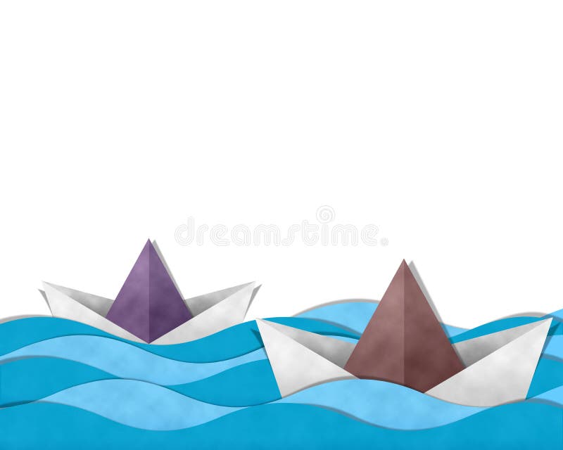 Origami Paper Boat Recycled Paper Craft Stock Illustrations – 21 ...