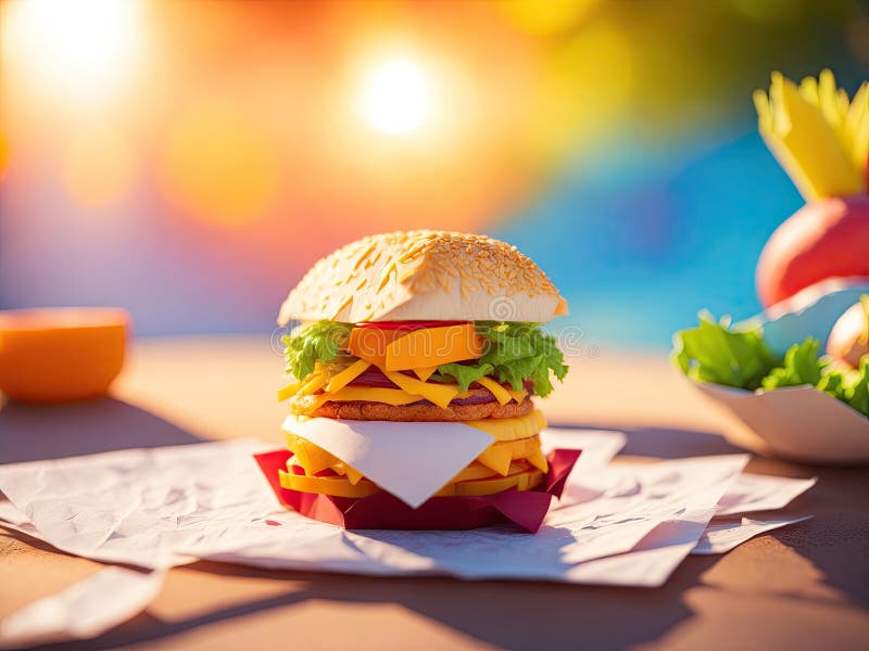 Origami Burger Stock Illustrations – 464 Origami Burger Stock ...