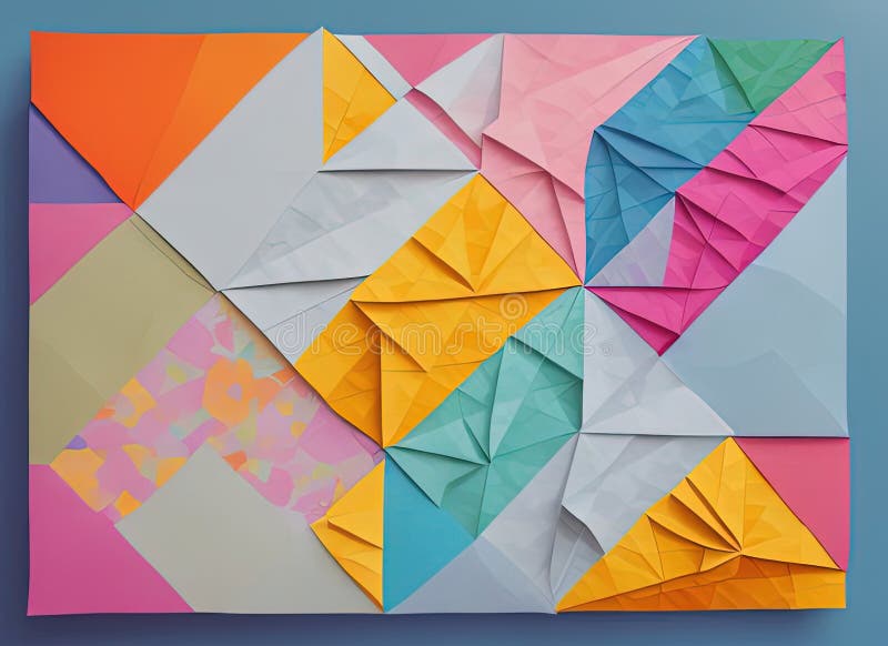 Origami. stock illustration. Illustration of design - 275196707