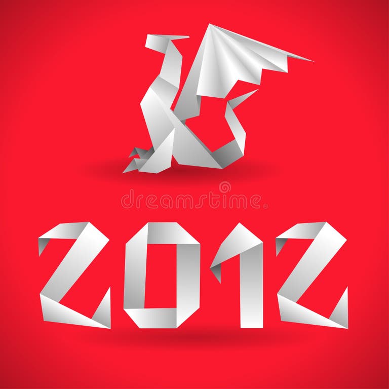 Dragon Origami Stock Illustrations – 2,586 Dragon Origami Stock ...