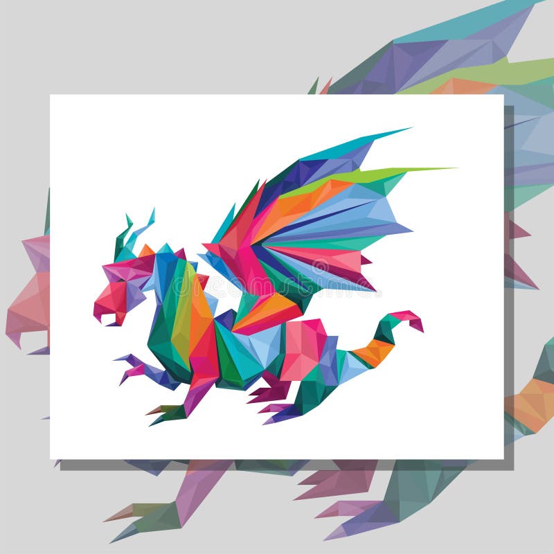 Origami Dragon Stock Illustrations – 2,057 Origami Dragon Stock ...