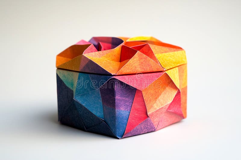 An Origami-inspired Paper Box with Intricate Folding Patterns and ...