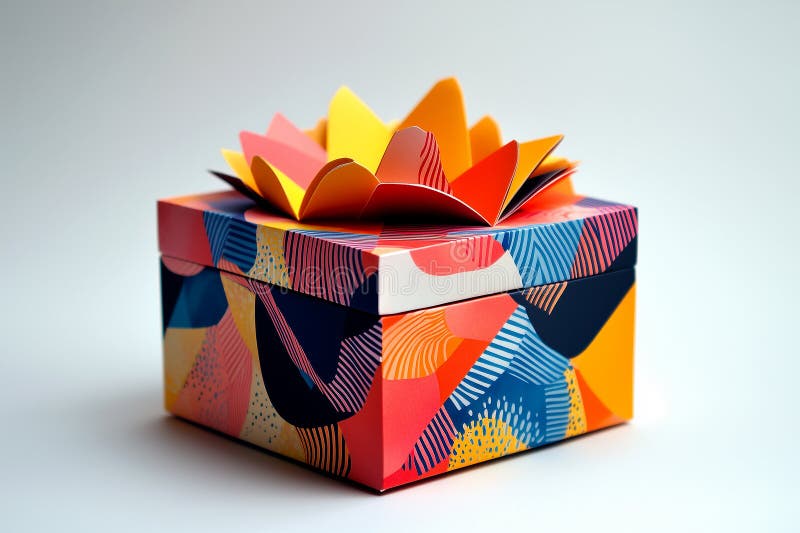 An Origami-inspired Paper Box with Intricate Folding Patterns and ...