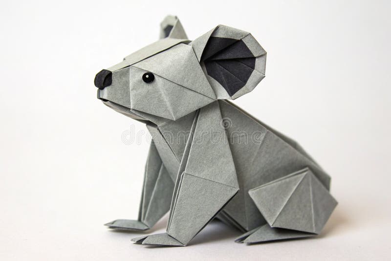 Origami Koala Bear with Empty Space - Generated by Ai Stock ...