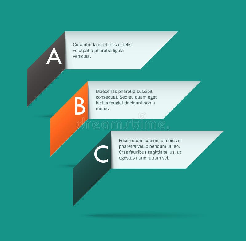 Origami labels stock vector. Illustration of label, eps10 - 34873433