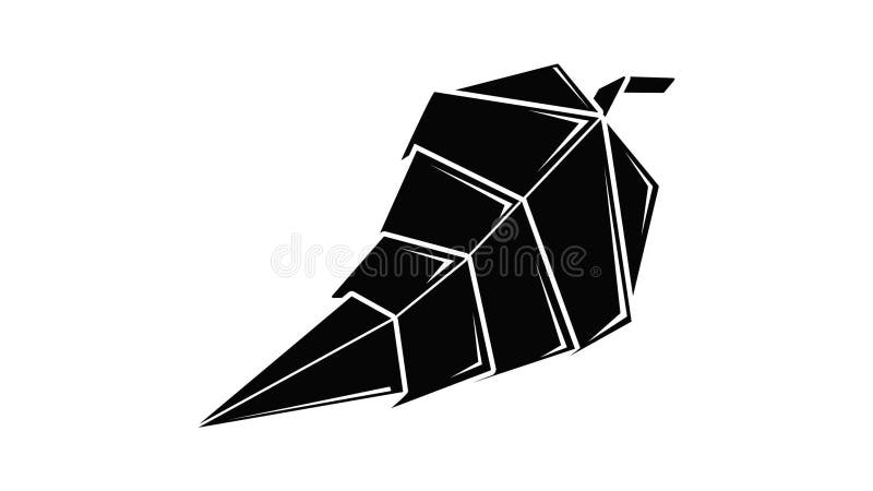 Origami Leaf Icon Animation Stock Footage - Video of green, branch ...