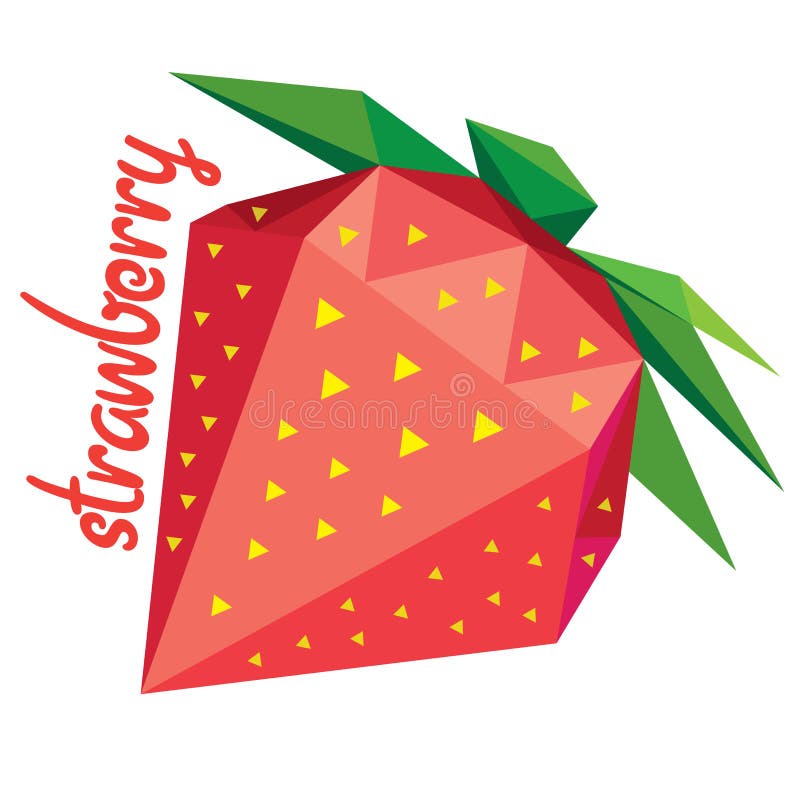 Strawberry Triangle Stock Illustrations – 1,065 Strawberry Triangle ...
