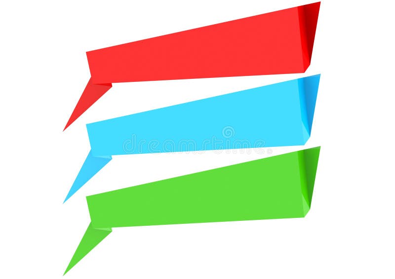 Origami markers stock illustration. Illustration of crumpled - 31102828