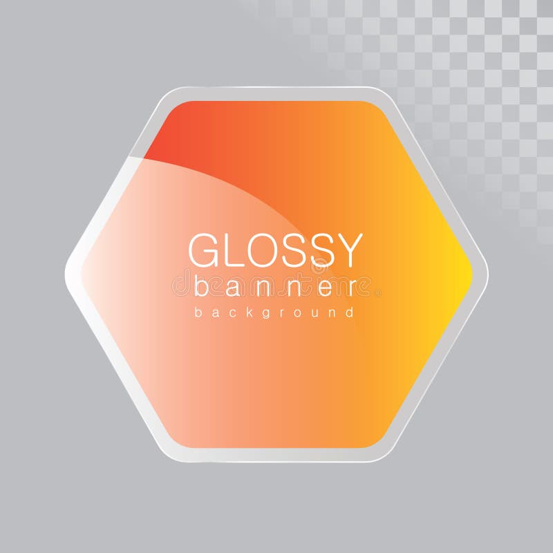 Origami Paper Banner. Glossy Effect. Web Frame Background. Bright Color ...