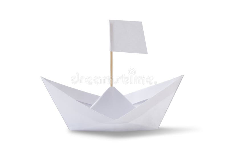 Origami paper ship stock image. Image of simple, closeup - 32231827