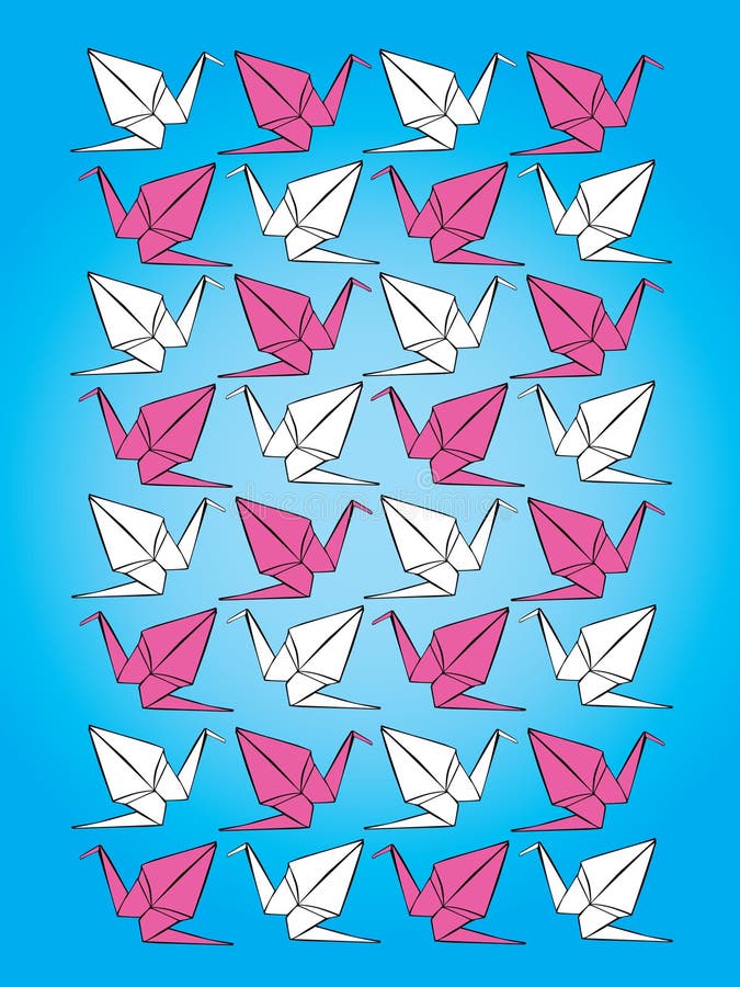 Origami Pattern Vector Background Stock Illustration - Illustration of ...