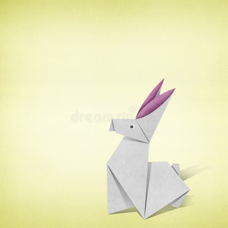 Origami rabbit stock image. Image of eps10, calendar - 37073953