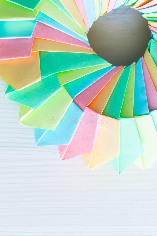 Origami, Abstract Parametric Ring Structure Stock Image - Image of ...