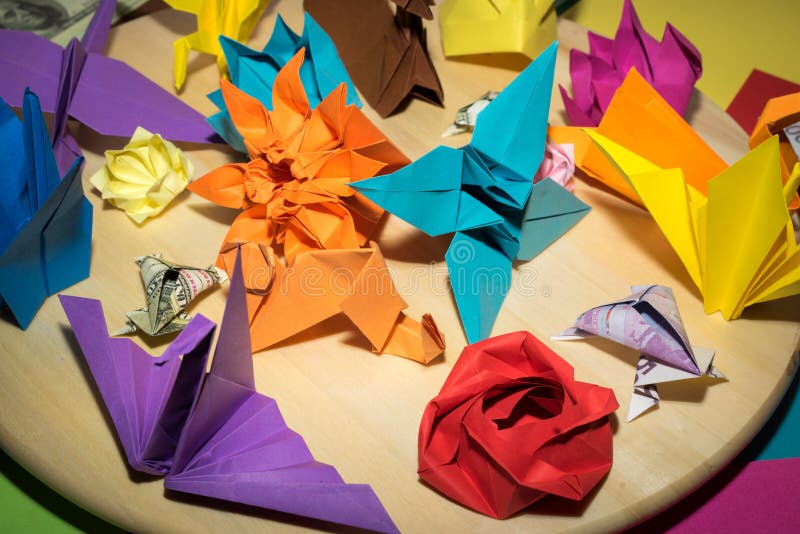Origami stock image. Image of folding, precision, japan - 80369823