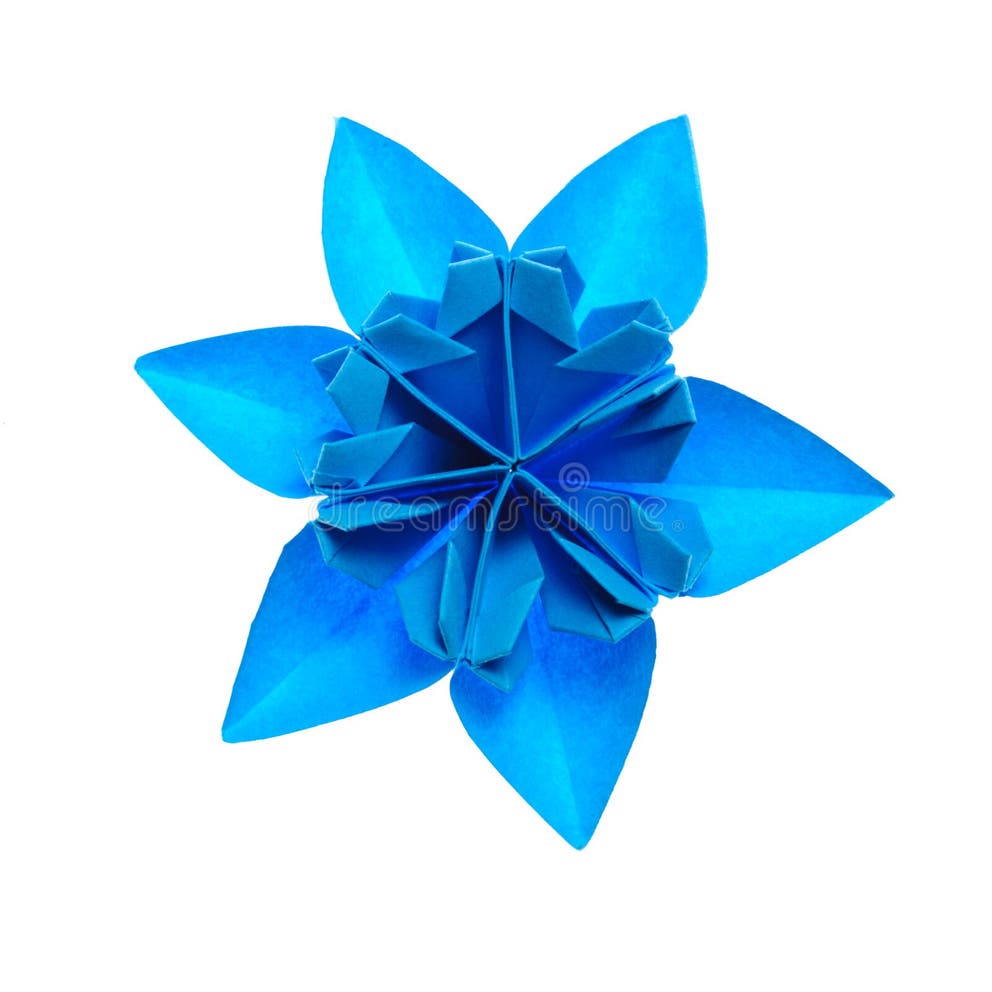 2,856 Blue Origami Flower Stock Photos - Free & Royalty-Free Stock ...