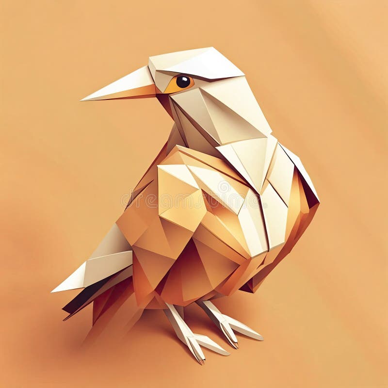 Origami Crow Stock Illustrations – 135 Origami Crow Stock Illustrations ...