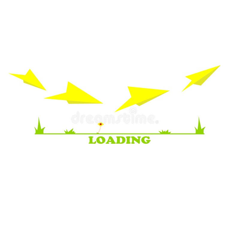 Theme Airplane Loading Progress Screen Stock Illustrations – 1 Theme ...