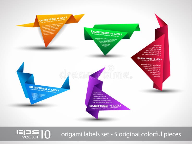 Triangle Origami Paper Style Stock Illustrations – 29,350 Triangle ...