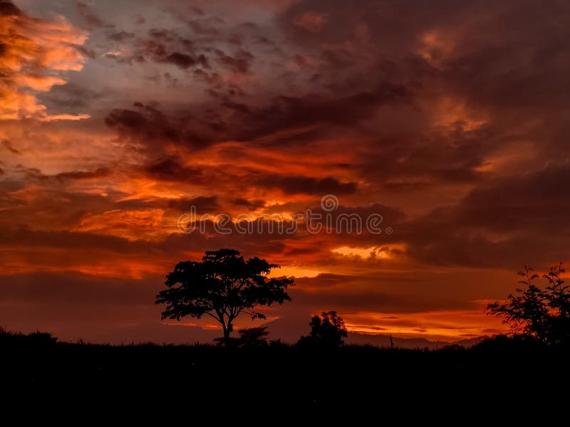 Origin Snap in the Afternoon Stock Image - Image of dawn, sunrise ...