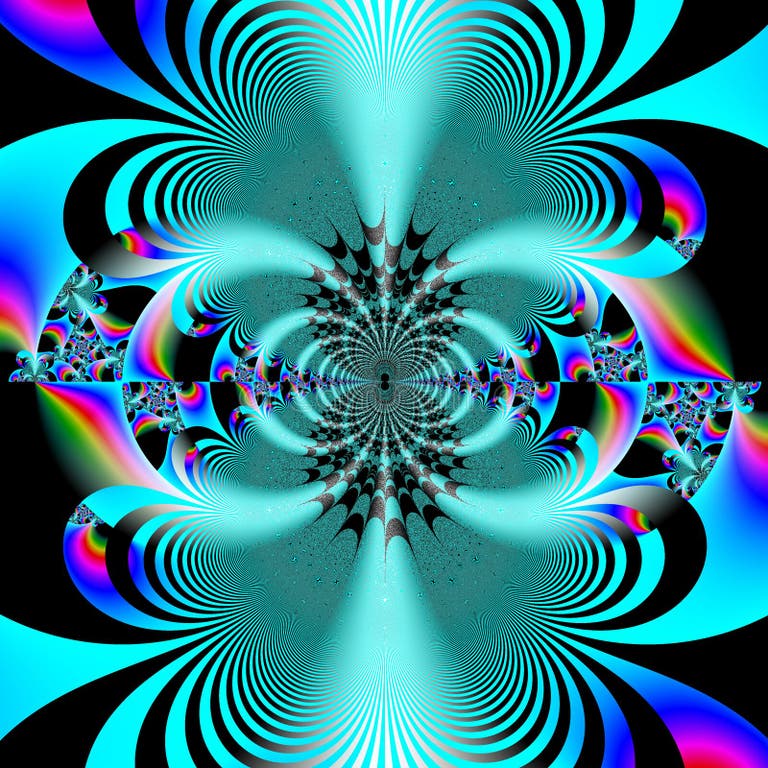 An Original Abstract Image Created Using Computer Graphics and ...