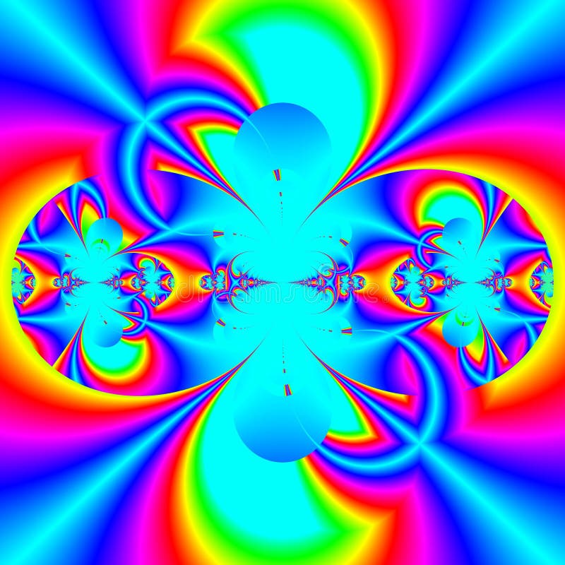An Original Abstract Image Created Using Computer Graphics and ...
