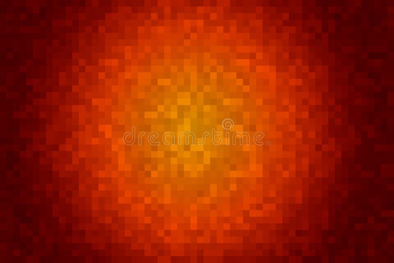 Abstract Pixel Orange Background Stock Vector - Illustration of gold ...