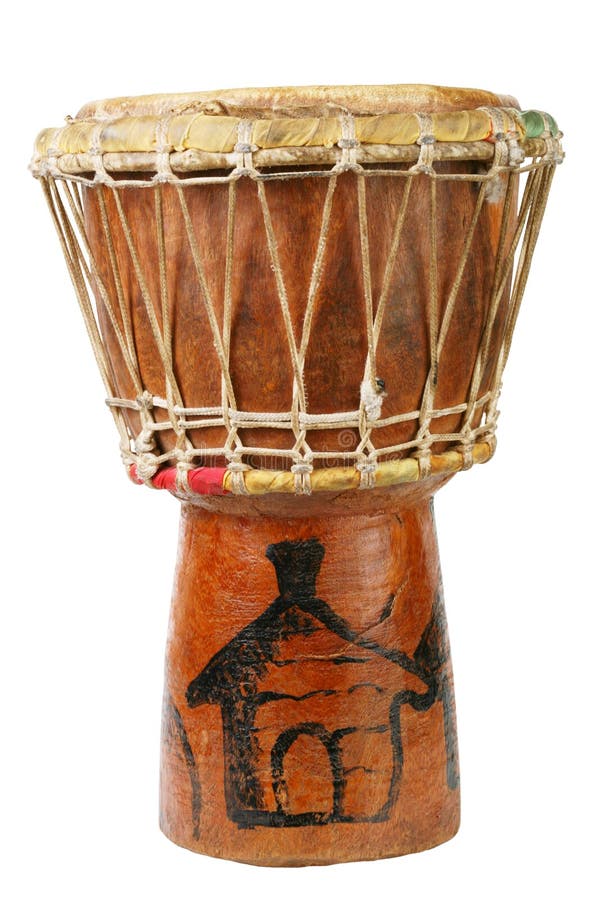 Original African Djembe Drum Stock Image - Image of drum, african: 9243731