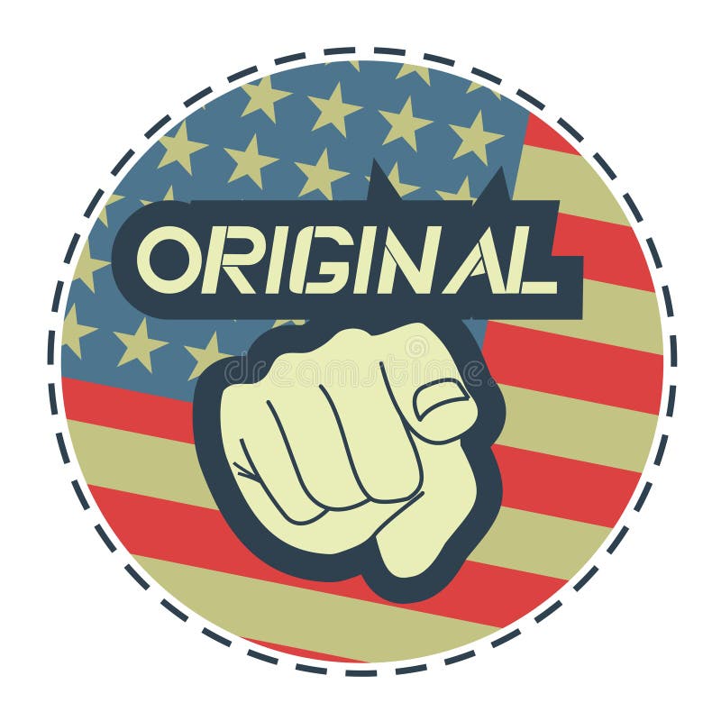 Original America stock vector. Illustration of creative - 28908529