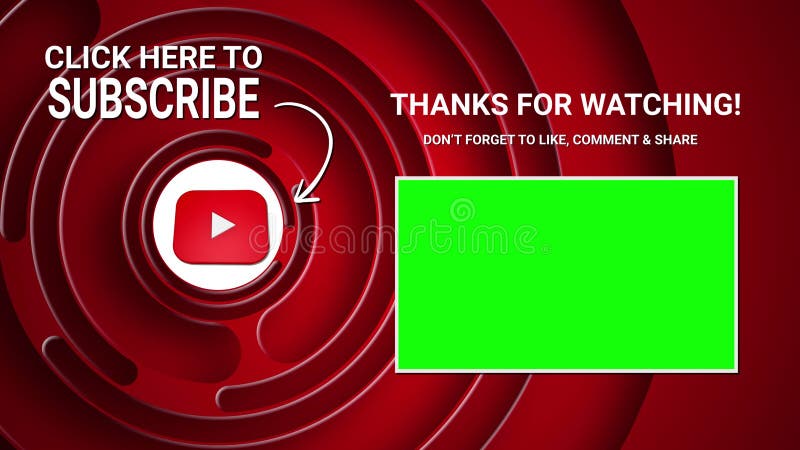 Animation End Screen of YouTube Channel with a Reminder Button ... Animation End Screen of YouTube Channel with a Reminder Button ...