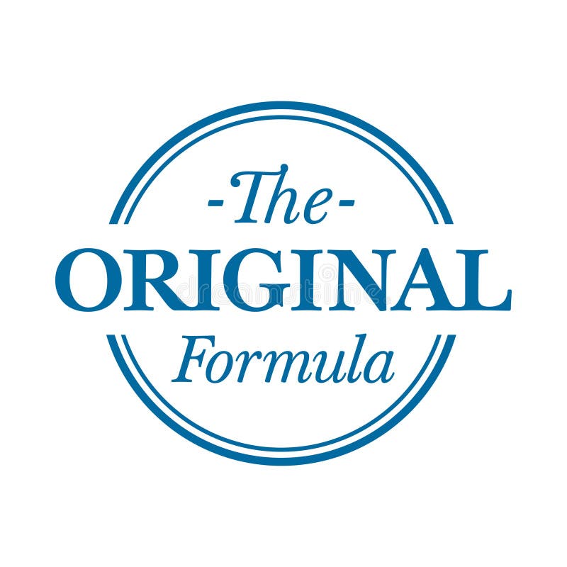 Original, Authentic, Traditional Formula, Recipe, Vector Icon Badge ...