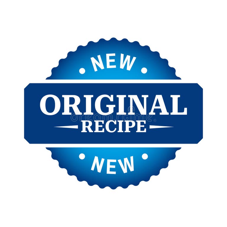 Original, Authentic, Traditional Formula, Recipe, Vector Icon Badge ...