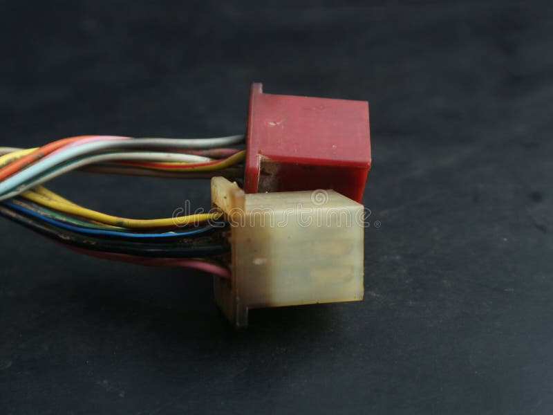 Original Automotive Socket Cable Waste Stock Image - Image of ...