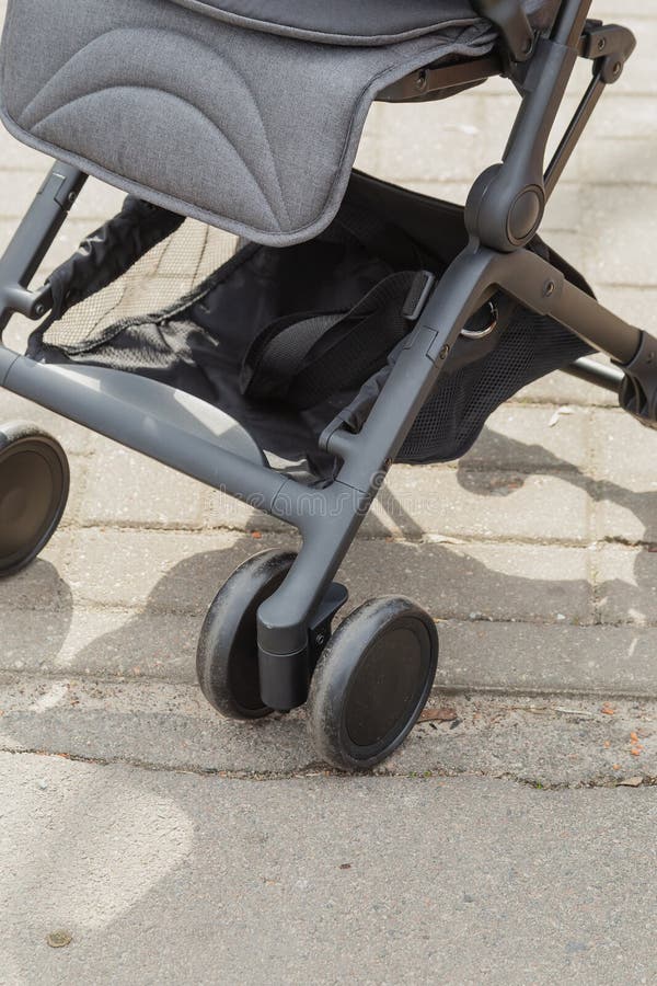 Original Baby Stroller, Close-up Details. New Design. Stock Photo ...
