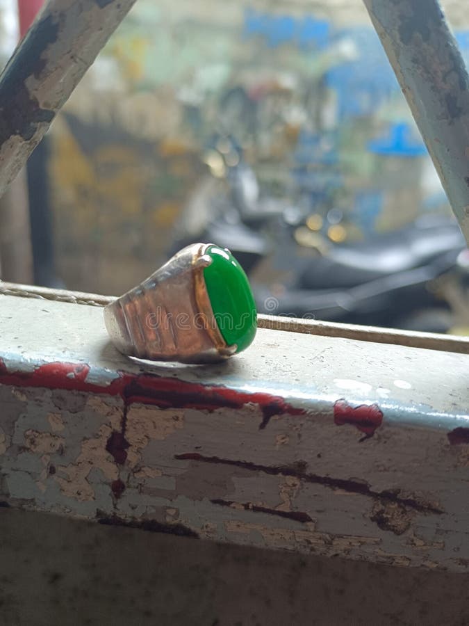 Original Bacan Doko Stone Ring Stock Photo - Image of ring, stone ...