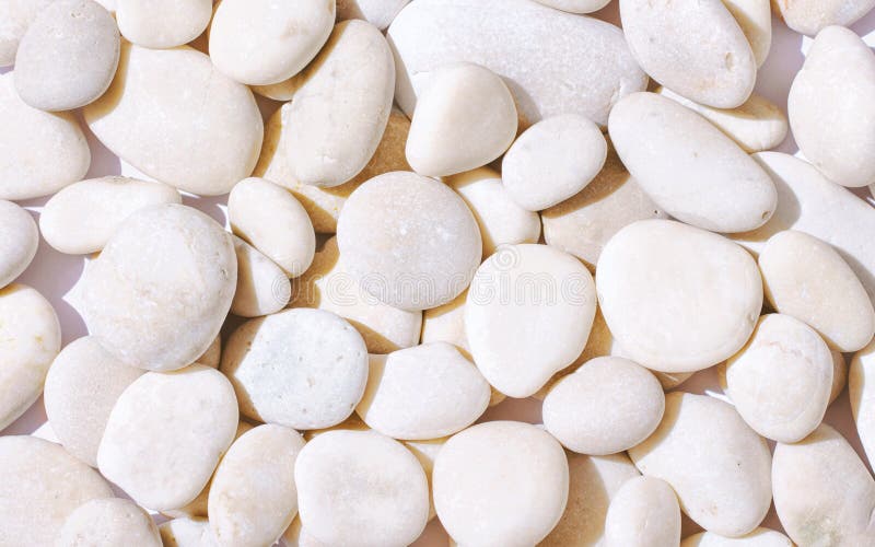 Original Background Image with Light Sea Pebbles. Stock Image - Image ...