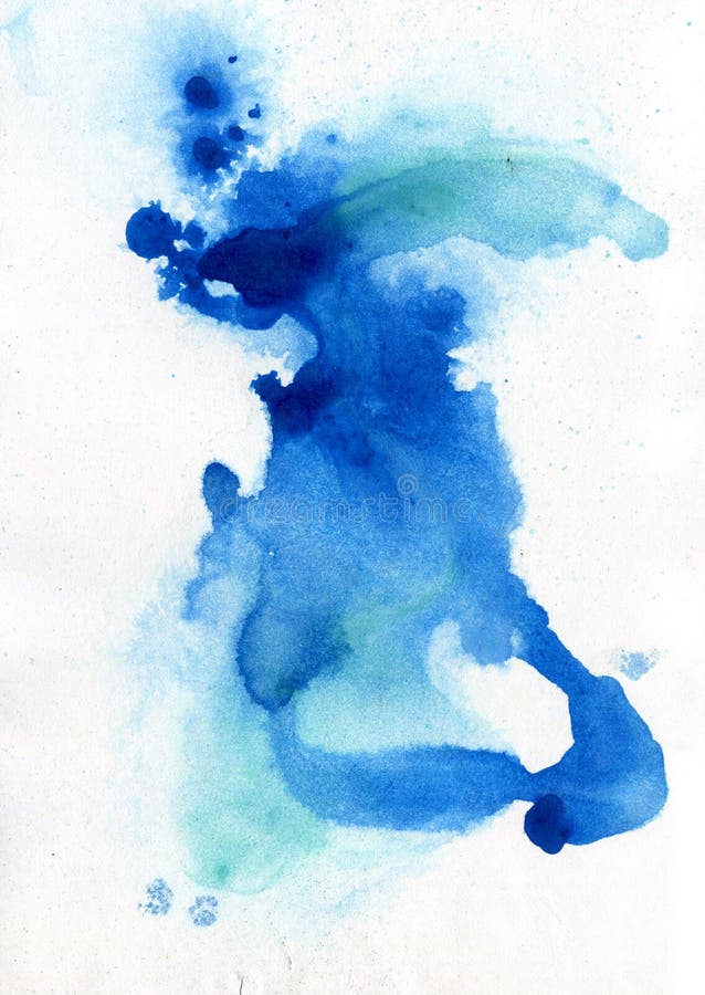 Original Background Multicolored Watercolor Splash and Drips Stock ...