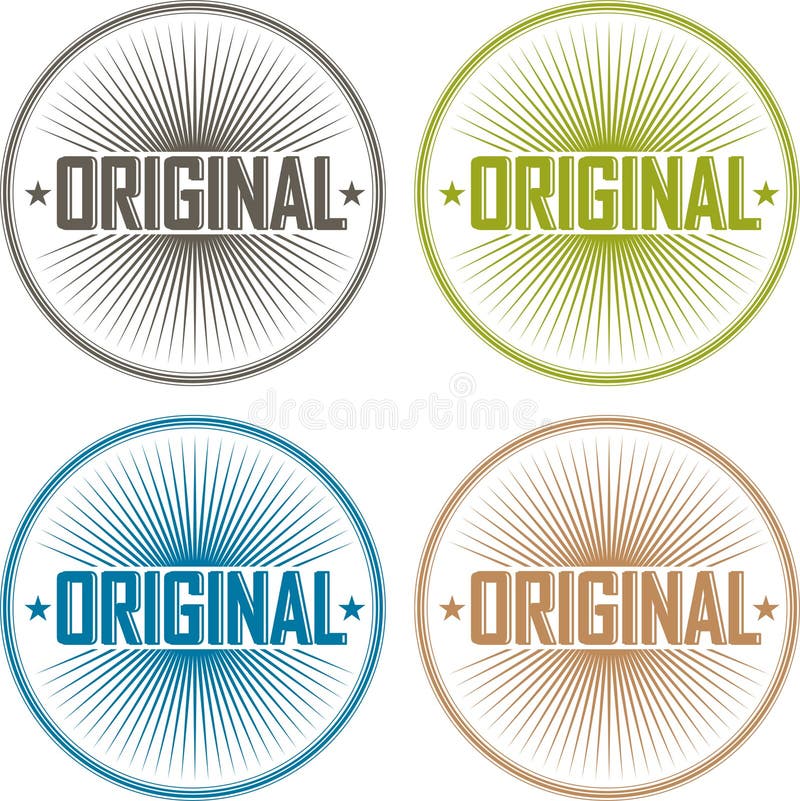 Original badges stock vector. Illustration of premium - 56546216