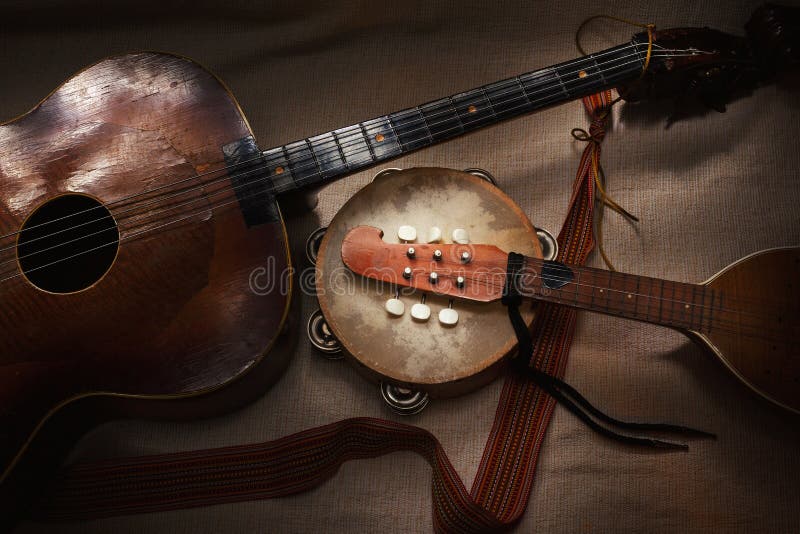 Balkan Instrument Tamburica Stock Photo - Image of croatia, design ...