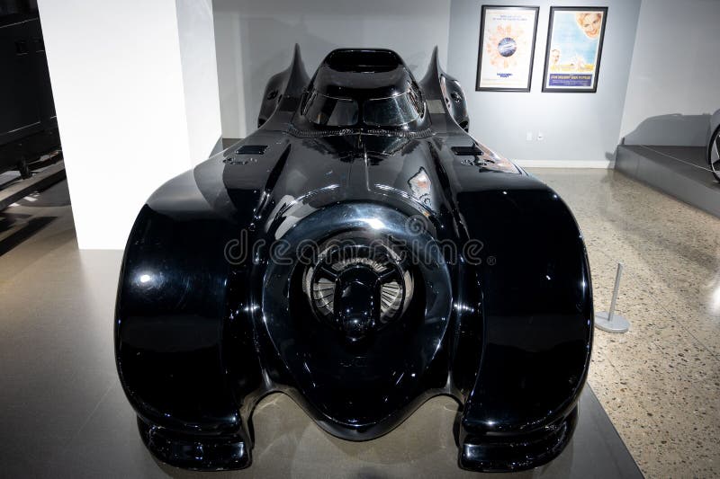 Detail of the Original Batmen Car, the Black Batmobile Editorial Photo ...