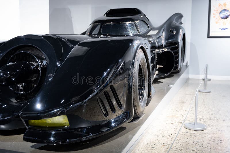 Detail of the Original Batmen Car, the Black Batmobile Editorial Stock ...